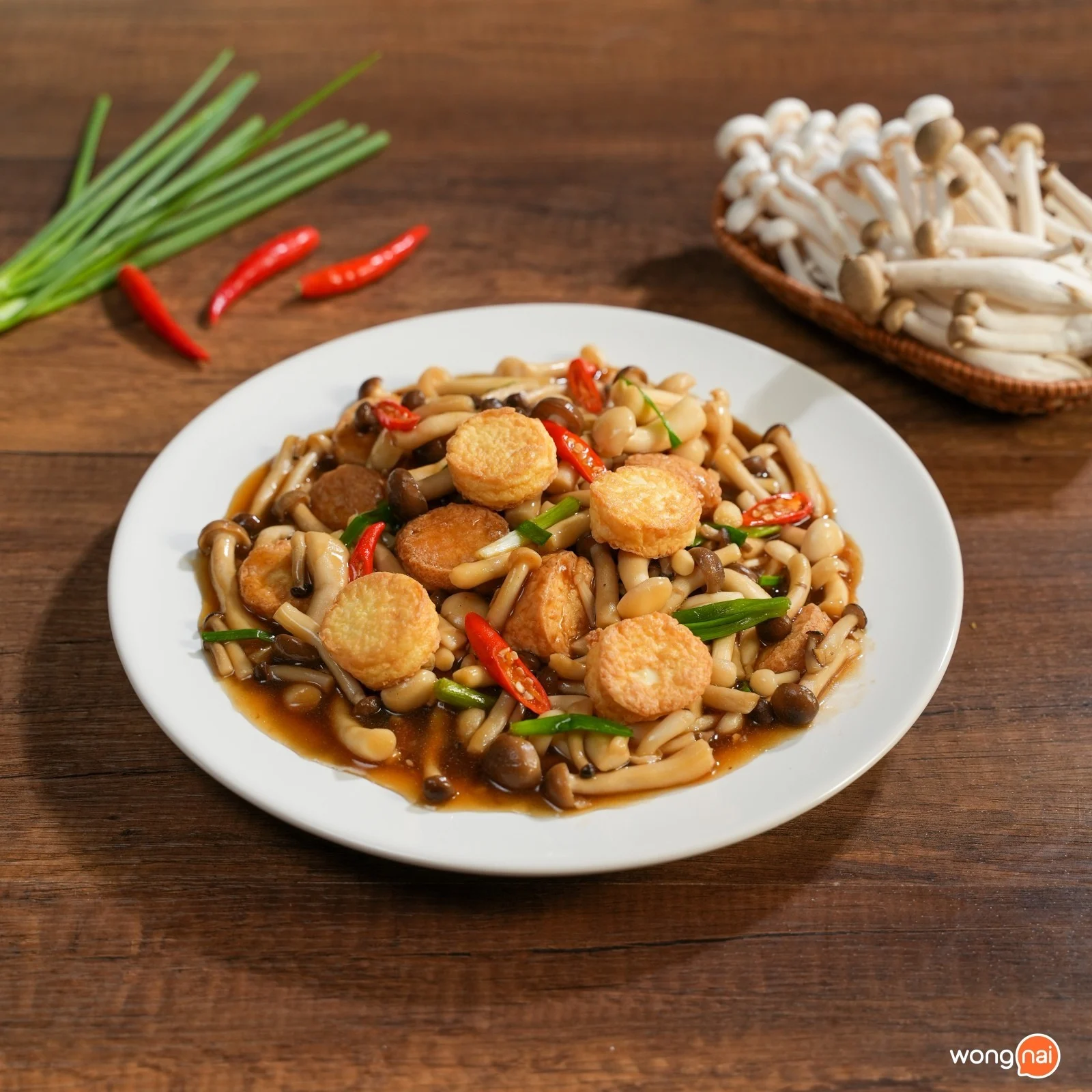 ผัดเห็ดเต้าหู้รวมไข่ - อาหารร้านดัง อร่อยฟินเวอร์ เมนูสูตรเด็ด